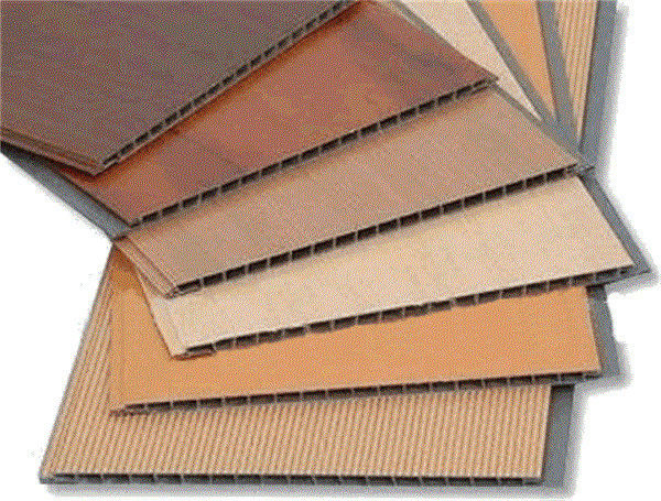 Wooden Style Laminating UPVC Wall Panels , PVC bathroom wall cladding ...