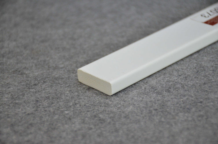 Crown Molding White Plastic Extrusion Profiles For Interior Decoration