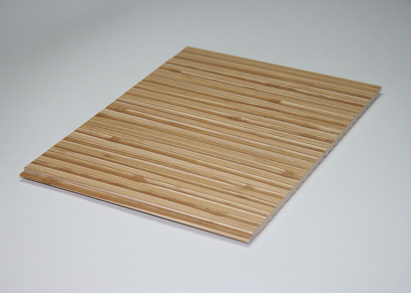 Economic Decoration UPVC Wall Panels With Sandalwood Color For Desk