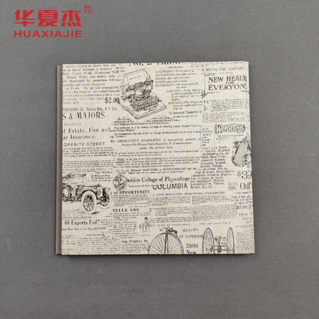 Waterproof Heat Insulation Pvc Wall Panel 250mm X 8mm In Carton Box